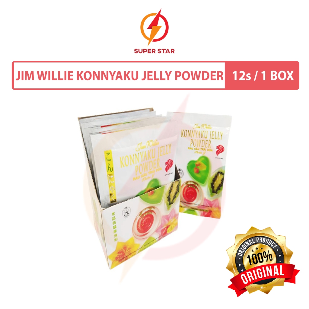 Jim Willie Konnyaku Jelly Powder 10g (12s x 1 Box) | Shopee Malaysia