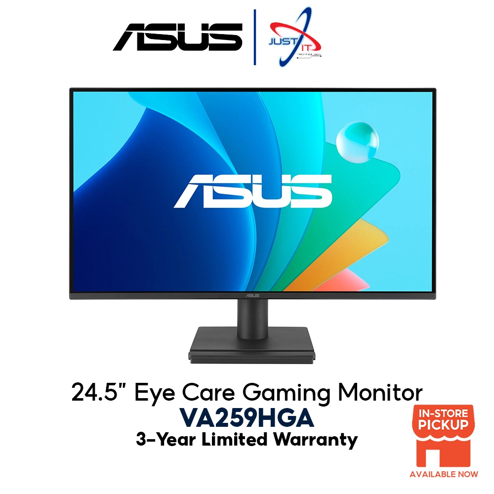 ASUS VA259HGA Eye Care Gaming Monitor (24.5" IPS FHD/1MS/120Hz/AMD ...