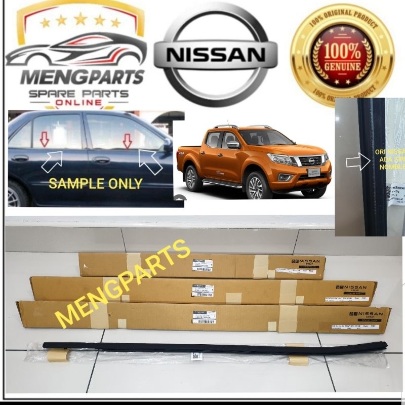 ORIGINAL NISSAN NAVARA D23 NP300 * 4 DOOR SPEC * DOOR OUTER MOULDING ...