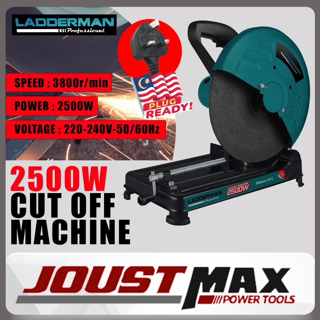 LADDERMAN LDM-2414 2500W 14” 355MM Chop Saw Cut-Off Machine Metal ...