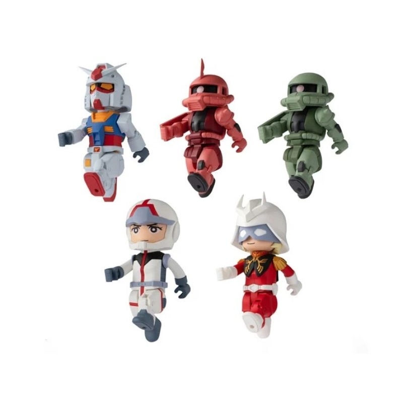 BANDAI BIT LOT GUNDAM CHAR AZNABLE AMURO RAY CHAR'S ZAKU II | Shopee ...
