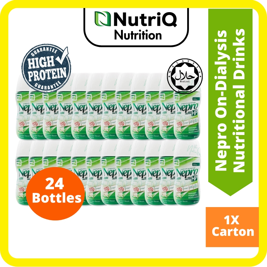 1 Carton Nepro HP High Protein Abbott Vanilla Complete Nutrition 24 ...