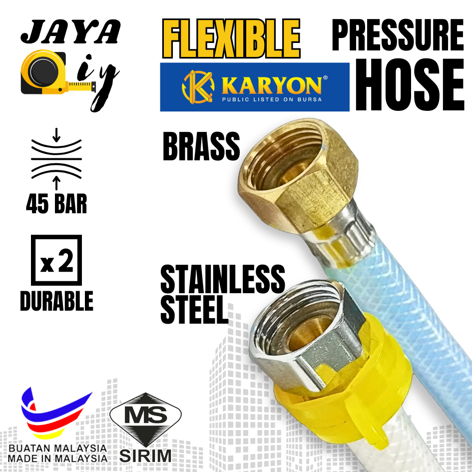 KARYON - [SIRIM] [HEAVY DUTY] 45bar High Pressure Flexible Hose ...