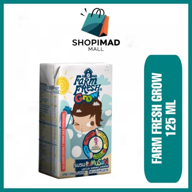 FARM FRESH GROW 125ML | SUSU FARM FRESH RUMUSAN UNTUK KANAK-KANAK ...