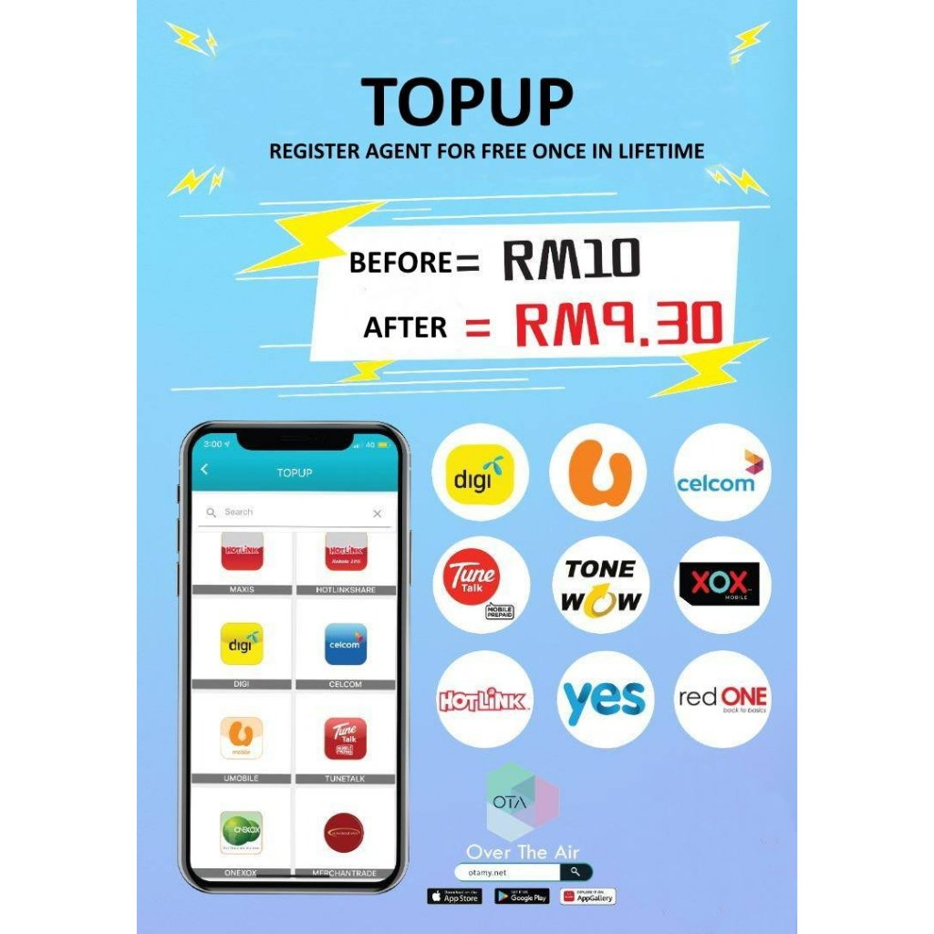 𝗙𝗥𝗘𝗘 𝗗𝗔𝗙𝗧𝗔𝗥 𝗢𝗧𝗔 𝗠𝗬 Master Dealer Agent Topup Bill Payment System | Sistem Jual Reload Bayar Bil ...