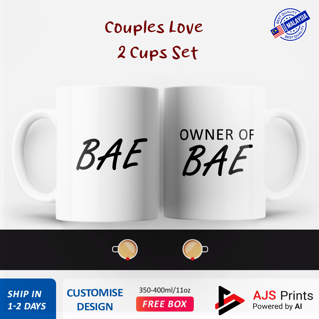 (READY STOCK) BAE & OWNER OF BAE COUPLE SET Gift (Anniversary/Birthday ...