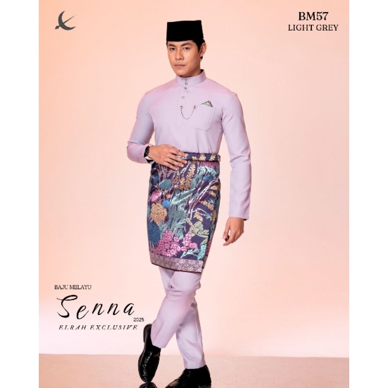 Elrah Exclusive Raya 2025 Light Grey | Shopee Malaysia