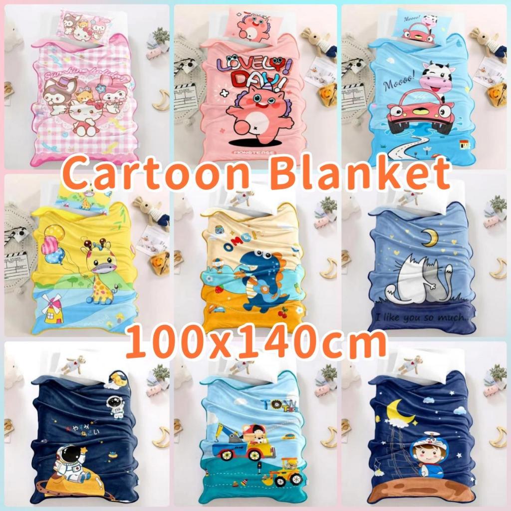 Cartoon Blanket, Selimut kanak-kanak kartun, 100x140cm, soft and ...