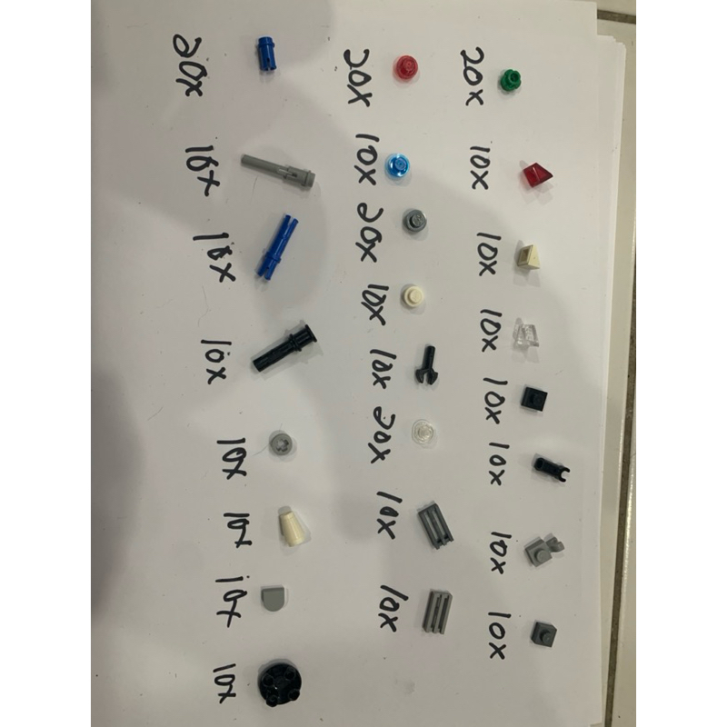lego bricks lot of 290 pieces set k original | Shopee Malaysia
