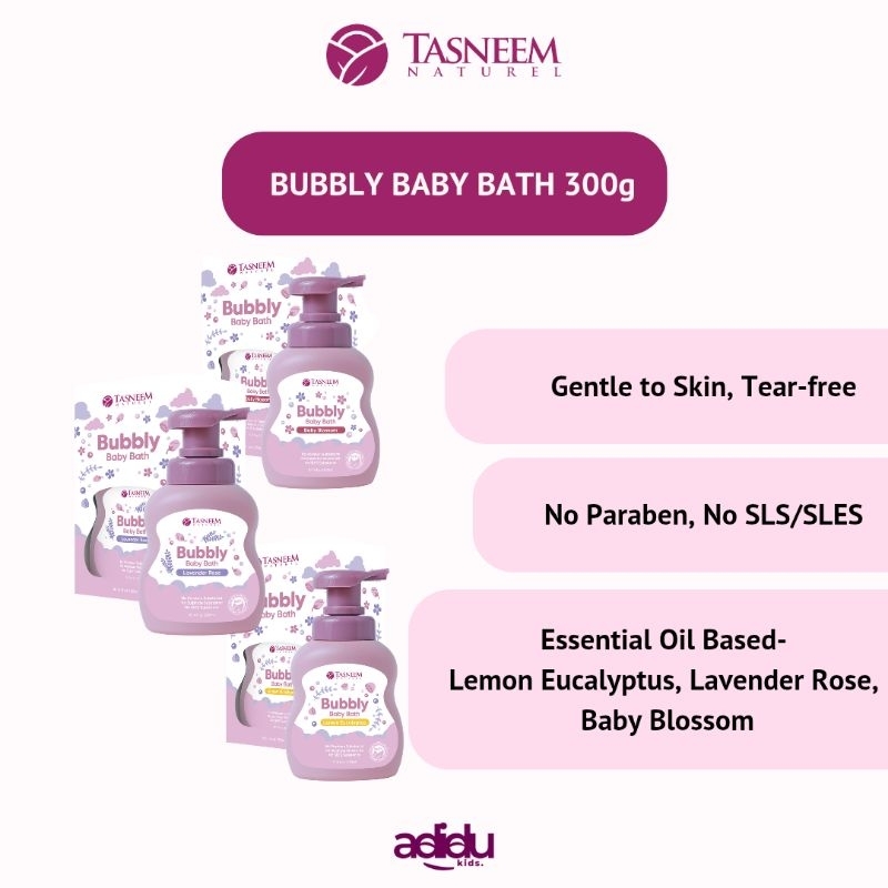 Tasneem Baby Bath Sabun Mandi Mandian Head to Toe Shampoo Wash Lemon ...