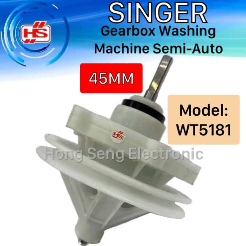 SINGER WT5181 Gearbox Washing Machine Semi-Automatic / Gearbox Mesin Basuh Sparuh / Semi Auto ...