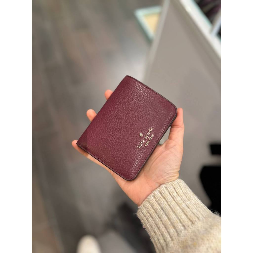 (MY Readystock) KATE SPADE Lena Small Bifold Wallet | Shopee Malaysia