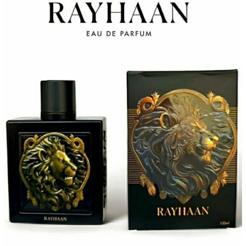 Rayhaan Lion For Him Eau De Parfum Tiqer 100ml long Lasting Ori 100% ...