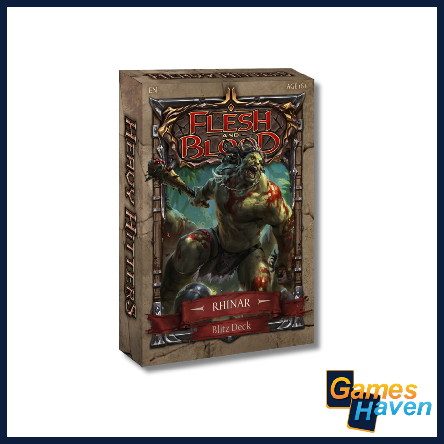 Flesh and Blood - Heavy Hitters Blitz Deck - Rhinar [FAB] | Shopee Malaysia