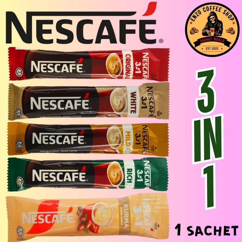 NESCAFE 3 IN 1 (LOOSE PACK/SACHET) INSTANT DRINK PER SACHET - ORIGINAL ...