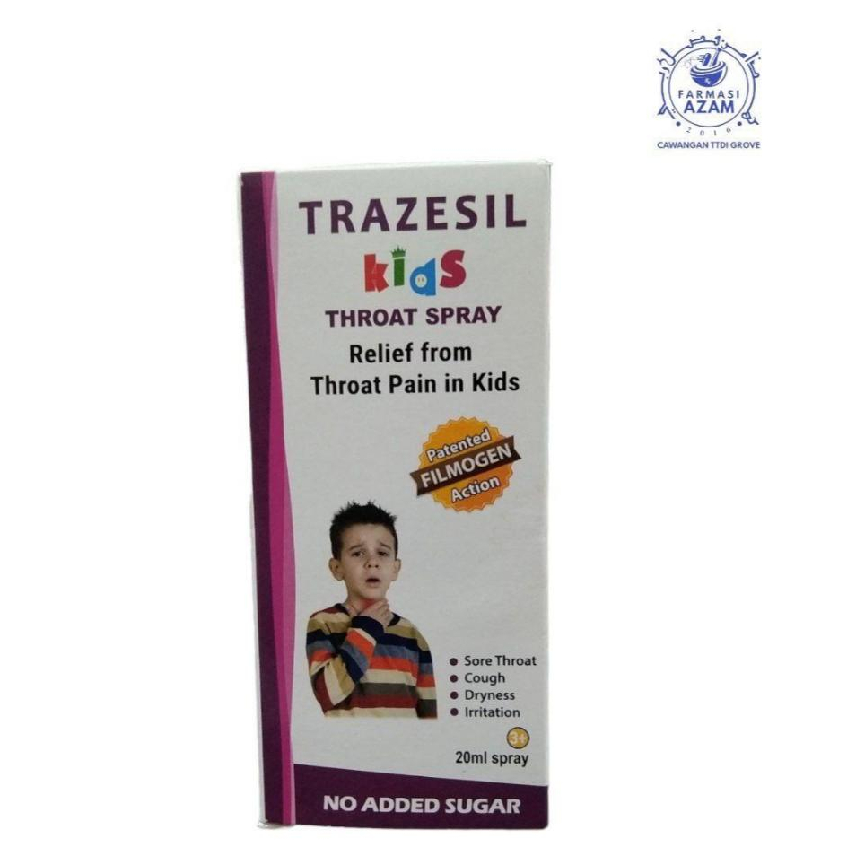 ASPEN HEALTHCARE TRAZESIL KIDS THROAT SPRAY 20ML | Shopee Malaysia