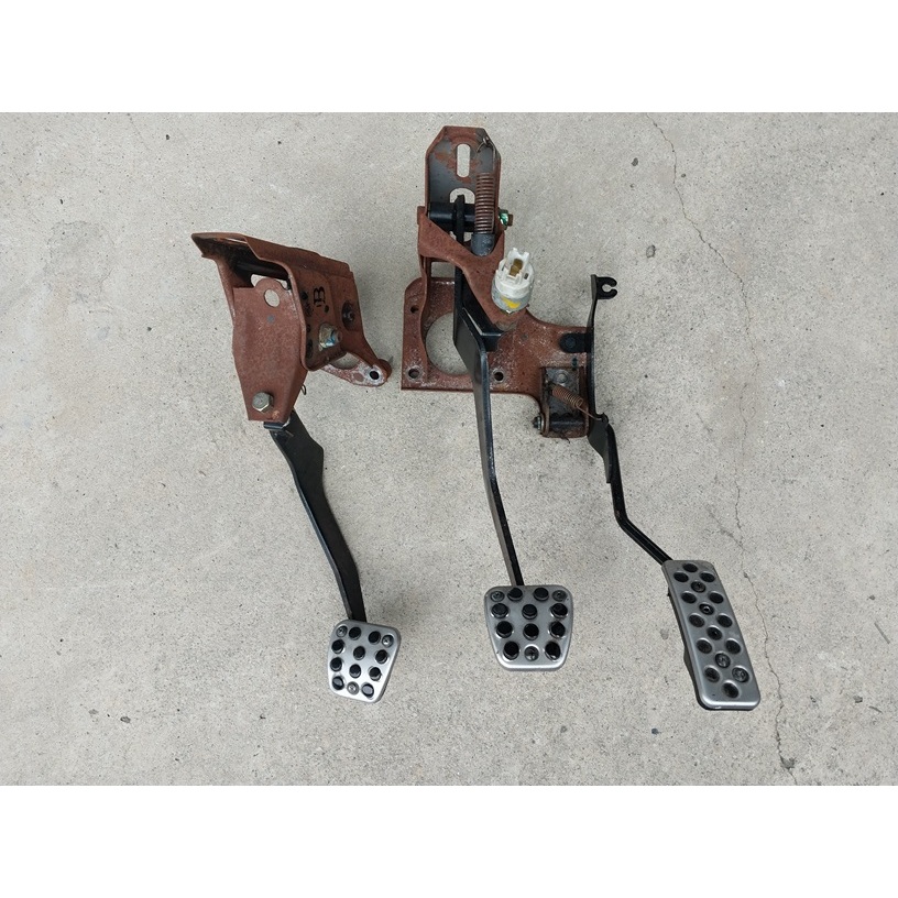 Civic EG EK DC2 manual pedal set with DC5 Type R aluminium pedal cover ...