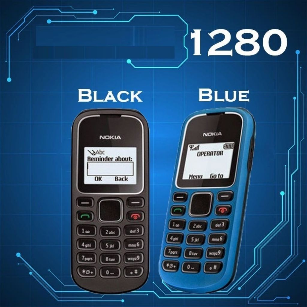 ORIGINAL!! Nokia model 1280 good quality full box | Shopee Malaysia