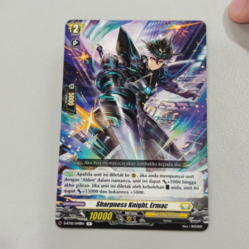 Sharpness Knight, Ermac_R(Rare)_Cardfight Vanguard bahasa -Keter ...