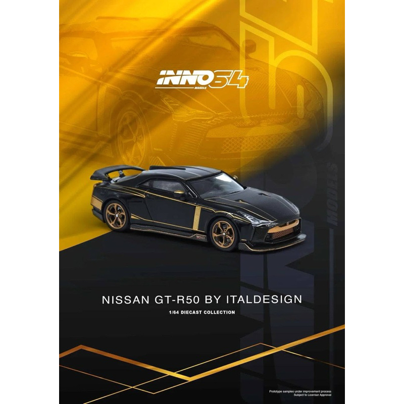 Inno Models Inno64 1/64 Nissan GT-R50 By Italdesign - Black | Shopee ...