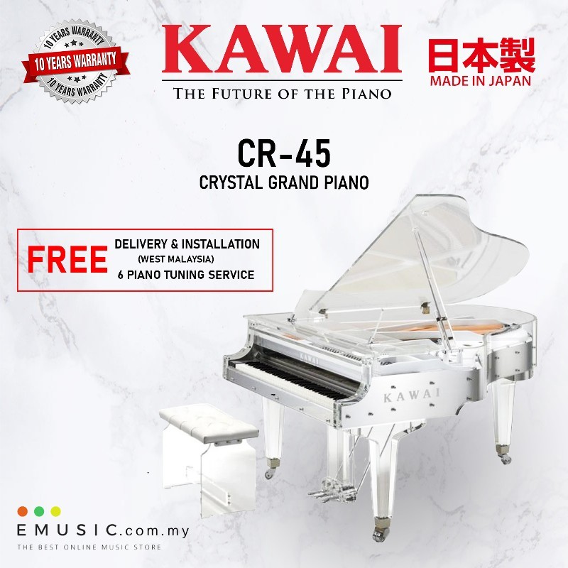 Kawai CR-45 (Made in Japan) Crystal Grand Piano (CR-45 / CR45) | Shopee ...