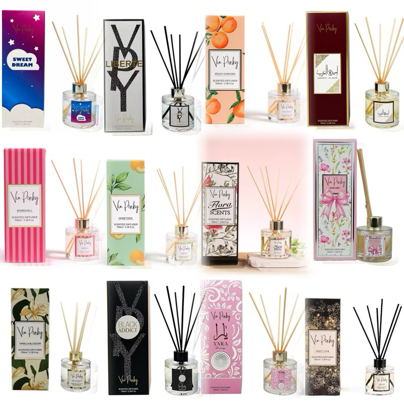 100ML Home Diffuser Via Pinky Air Freshener | Shopee Malaysia
