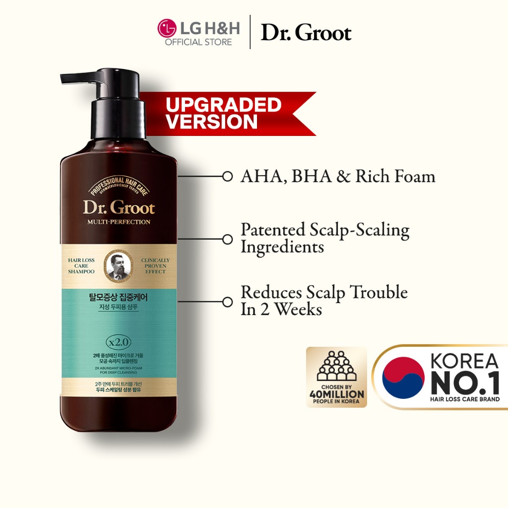 Dr. Groot Intensive Care Multi-Perfection Hair Loss Control Shampoo ...