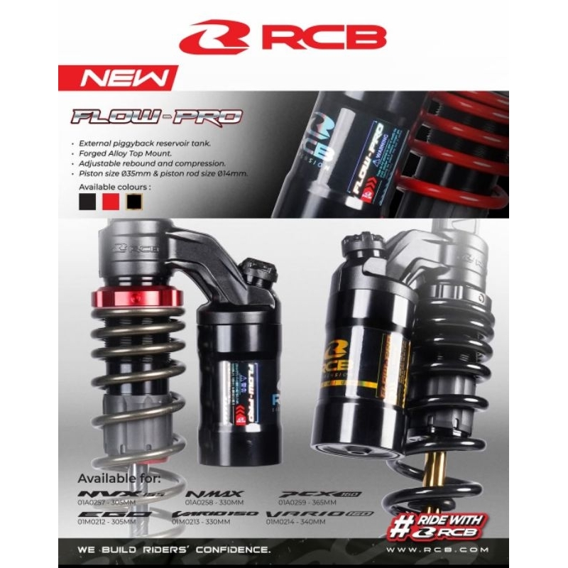 RCB Racing Boy FLOW PRO @ VD series CNC adjustable Heavy Duty Adsorber ...