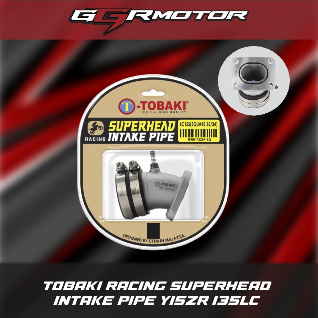 Tobaki Racing Superhead Intake Pipe – High Performance Y15ZR | 135LC ...