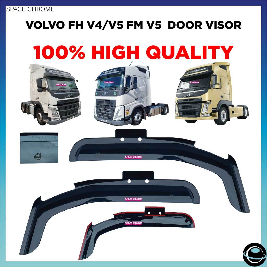 DOOR VISOR VOLVO FH V4/V5 FM V5 HIGH QUALITY | Shopee Malaysia