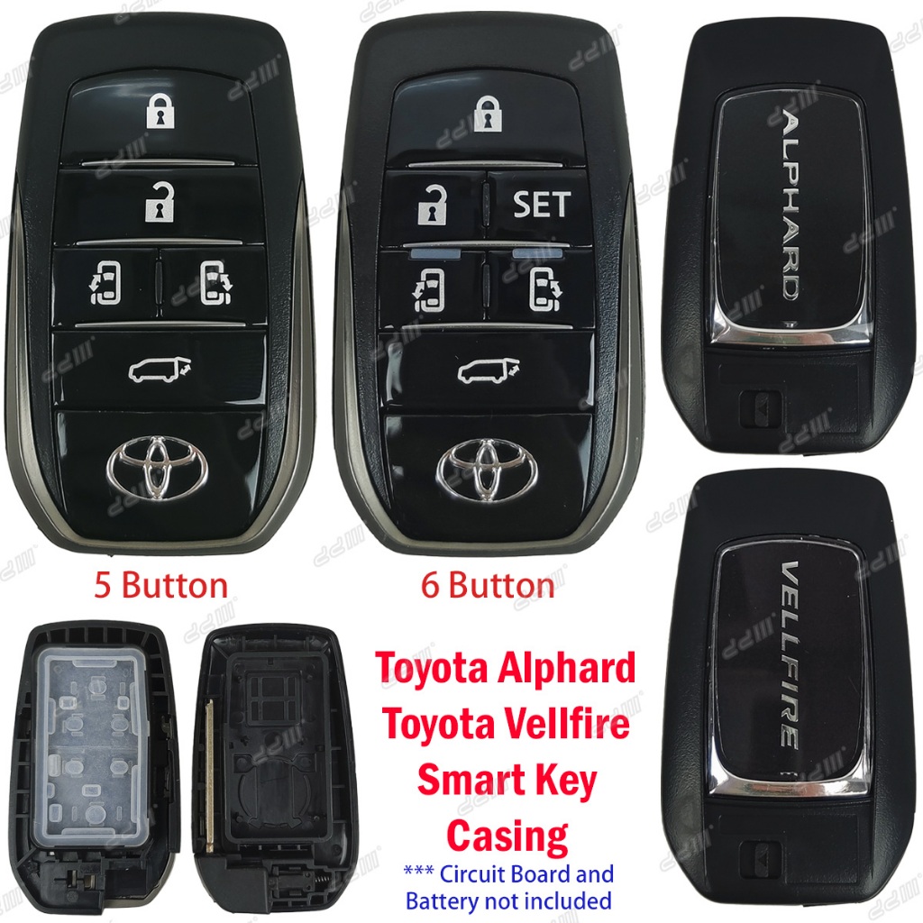 [READY STOCK] Toyota Alphard Vellfire AGH30 GGH30 Smart Key Shell ...
