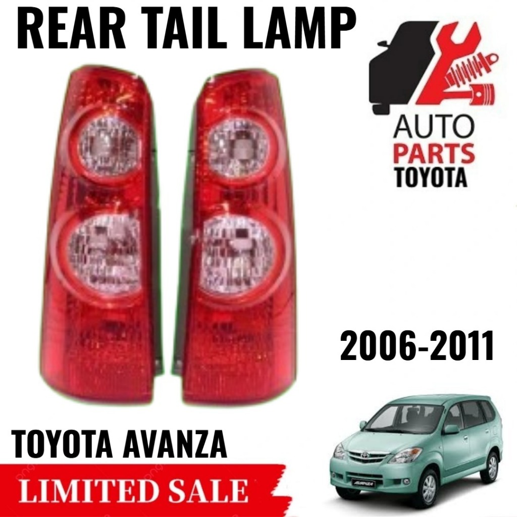 Toyota Avanza 2006 2009 2010 2012 Year Rear Tail Light Lamp Lampu ...