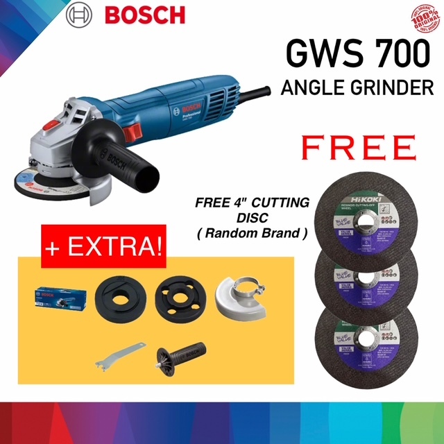 BOSCH GWS700 ANGLE GRINDER 06013A31L0 | Shopee Malaysia