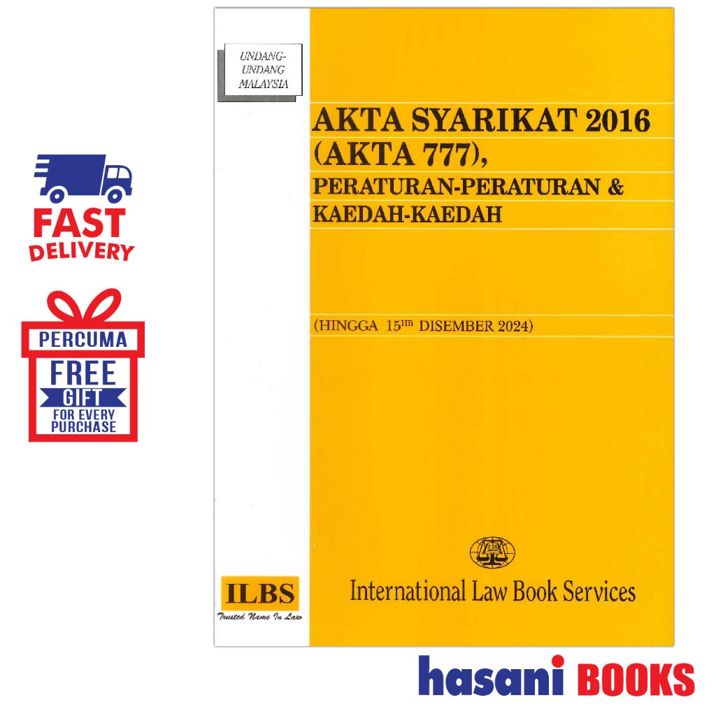 Hasani ILBS Akta Syarikat 2016 (Akta 777) (2025) 9789678930741 | Shopee ...