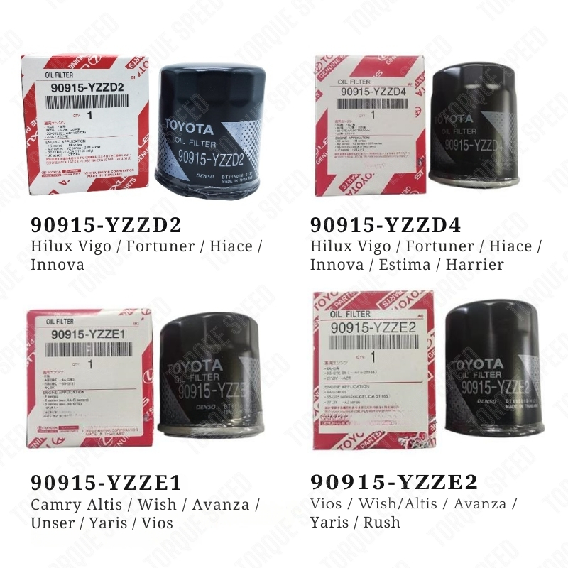 Toyota Engine Oil Filter 90915-YZZD2 YZZD4 YZZE1 YZZE2 | Shopee Malaysia