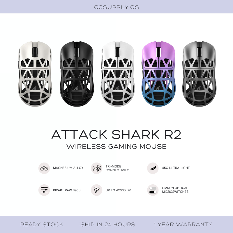 Attack Shark R2 Wireless Gaming Mouse | Shopee Malaysia