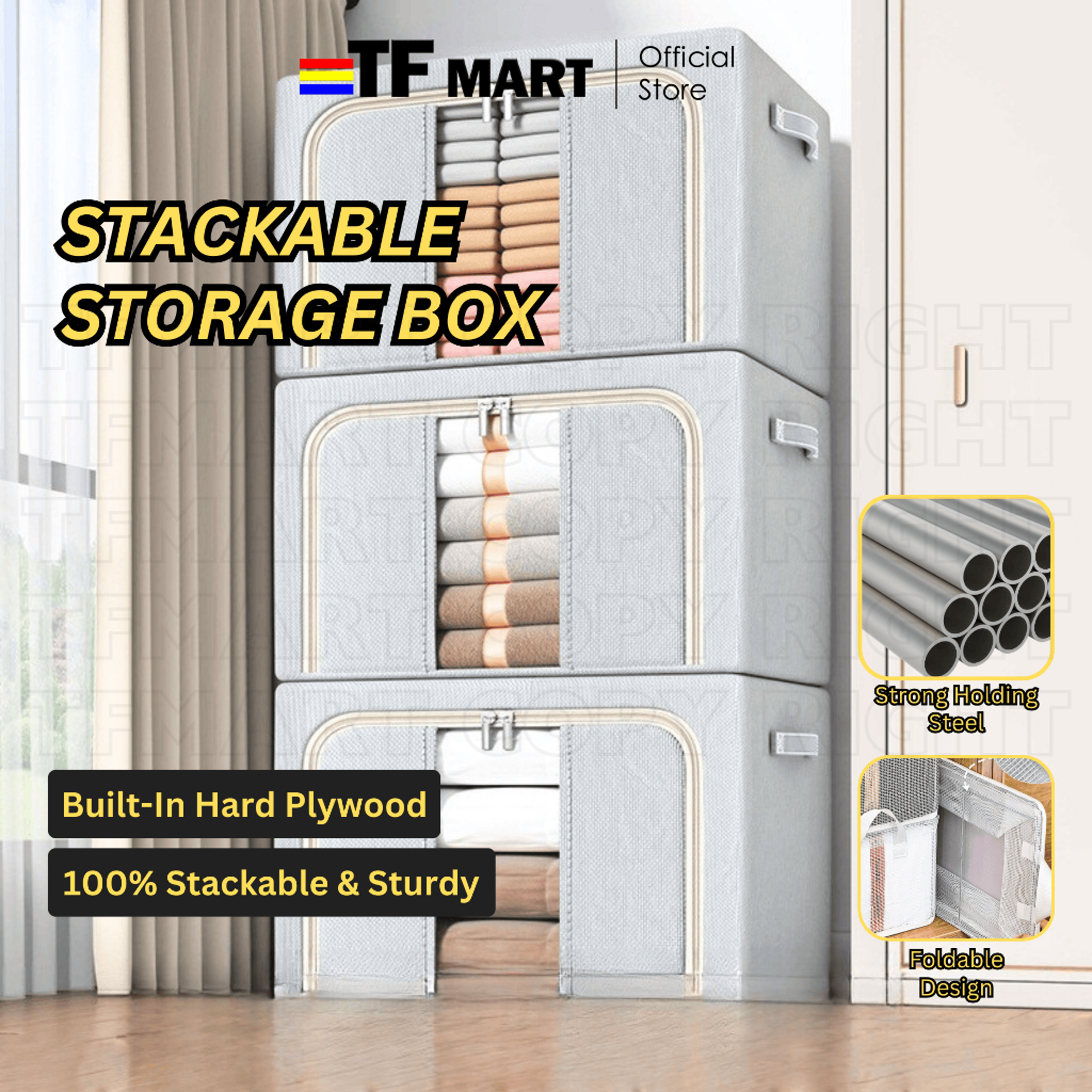 TFMART 24L&100L Extra Large Foldable Bag Foldable Basket Organizer ...