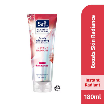 SAFI Hijabista BodyCare Serum Lotion Instant Radiant 180ml | Shopee ...