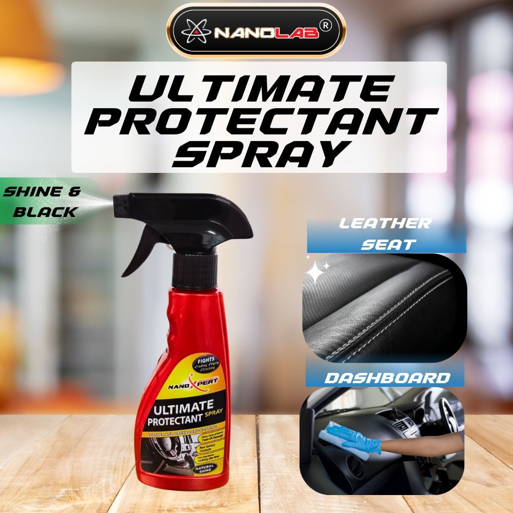 Ultimate Leather Protectant (300ml) | Leather & Dashboard Premium Coating | UV Protection ...