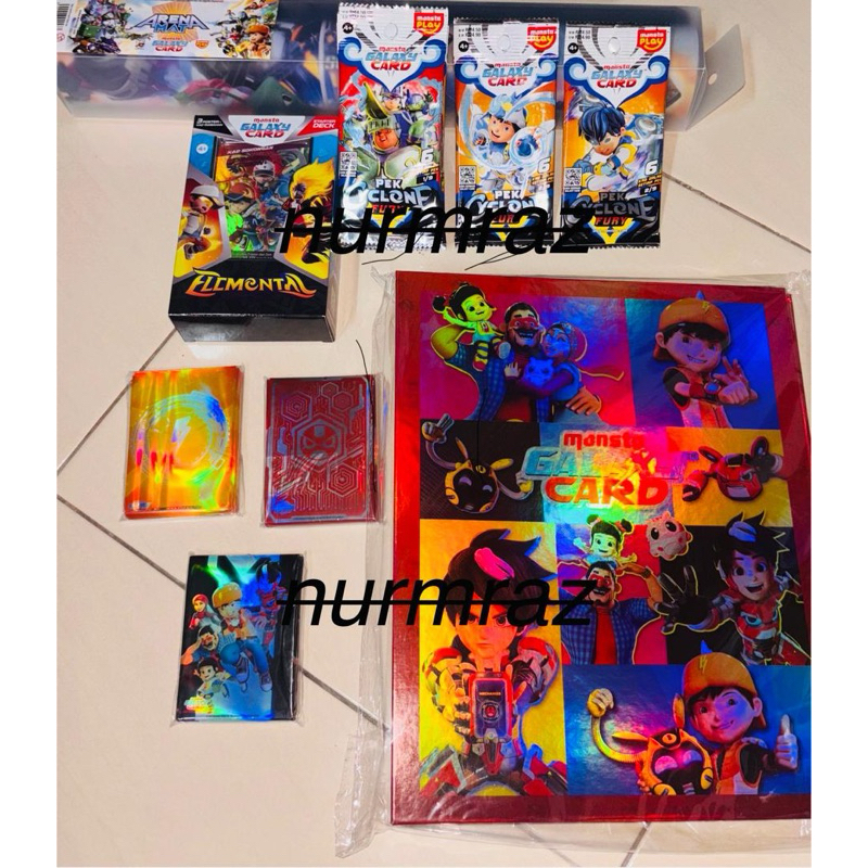 Set Cyclon Fury Bertubi-tubi | Monsta Galaxy Card | Kad Boboiboy ...