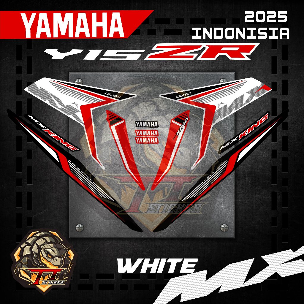 STRIPE YAMAHA Y15ZR Y15 MX KING 150 INDONESIA 2023 2025 CUSTOM BODY ...