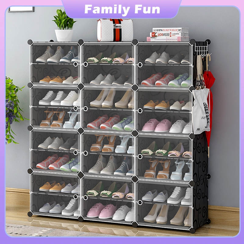 DIY Shoe Cabinet Rak Kasut Shoe Rack Bertutup Shoe Rack Kasut Shelf ...