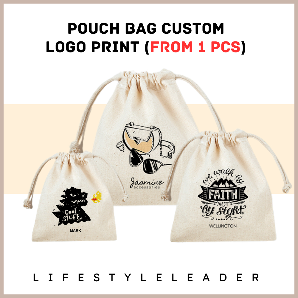 Logo Custom Printing Drawstring Burlaps Bag Linen Pouch Bag Letter ...