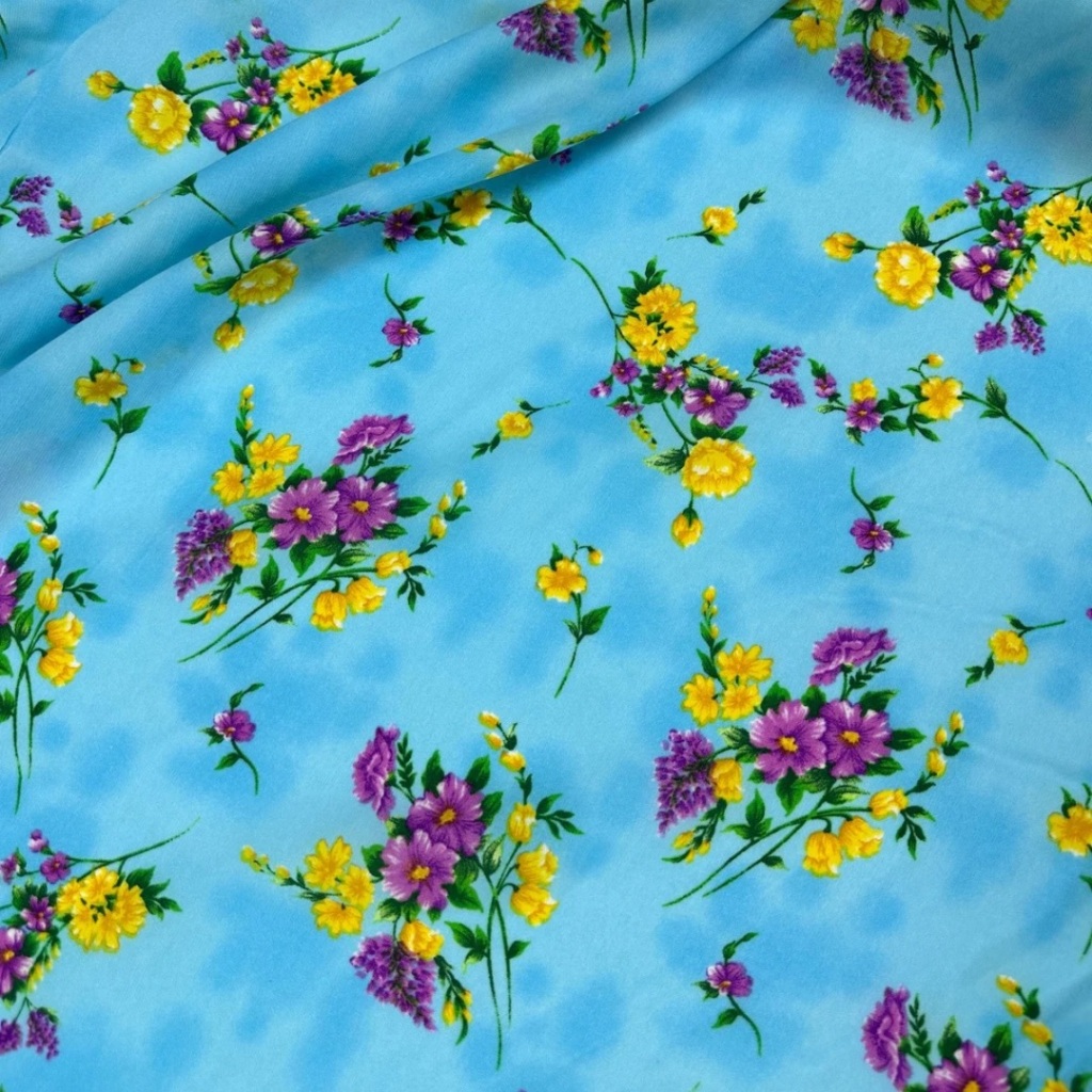 Kain Bunga/Kain Pasang/Baju Kurung/Wanita Pakaian/45 Inci/Kain Corak ...