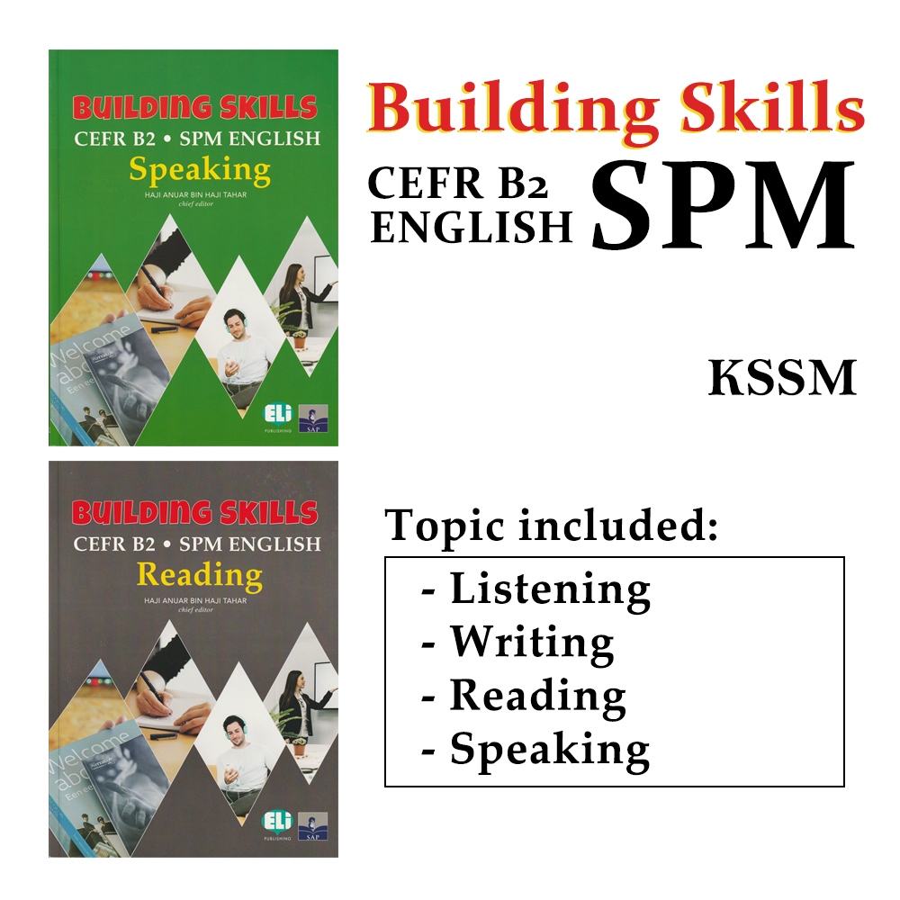 SAP PUBLICATIONS | BUKU AKTIVITI | KSSM - BUILDING SKILLS - CEFR B2 - SPM ENGLISH (WRITE, LISTEN ...