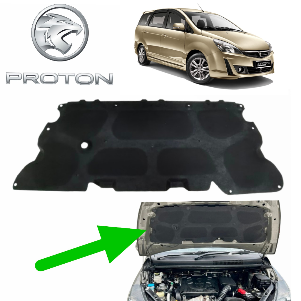 ( Original ) Proton Exora / Exora Bold Front Bonnet Insulator ...