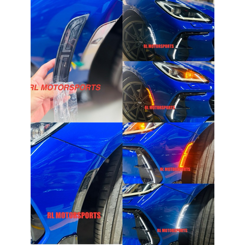 Toyota GR86 GR 86 Subaru BRZ 2022 2023 2024 2025 front side fender led signal lamp marker fog ...