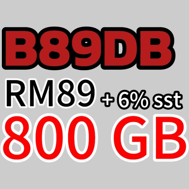 Simkad ONEXOX Postpaid B89DB XOX High Speed Data 4G/5G Unlimited Call ...