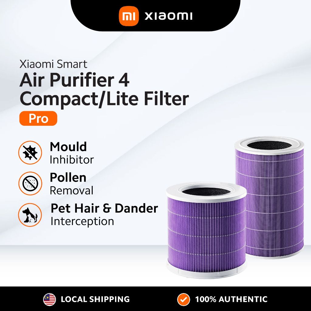 Xiaomi Smart Air Purifier 4 Lite/4 Compact Filter Pro | Effective Anti ...