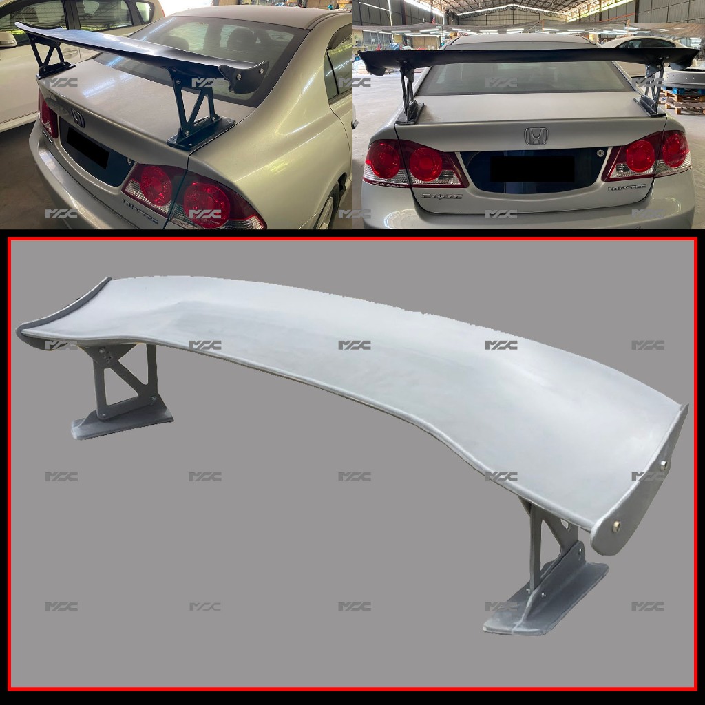 Honda Civic FD FD2 FD2R JS Racing Look GT Wing Copy ORI | Shopee Malaysia